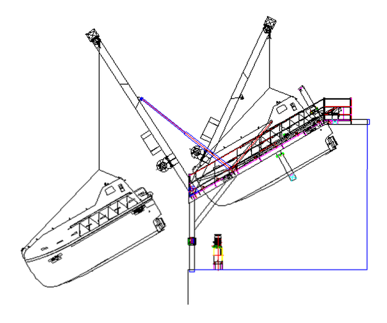 Free fall lifeboat launching appliance - Buy Product on Zhenjiang ...